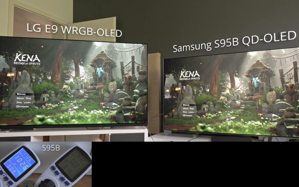 WRGB-OLED vs. QD-OLED: Stromverbrauch im Test (Video) - Prad.de